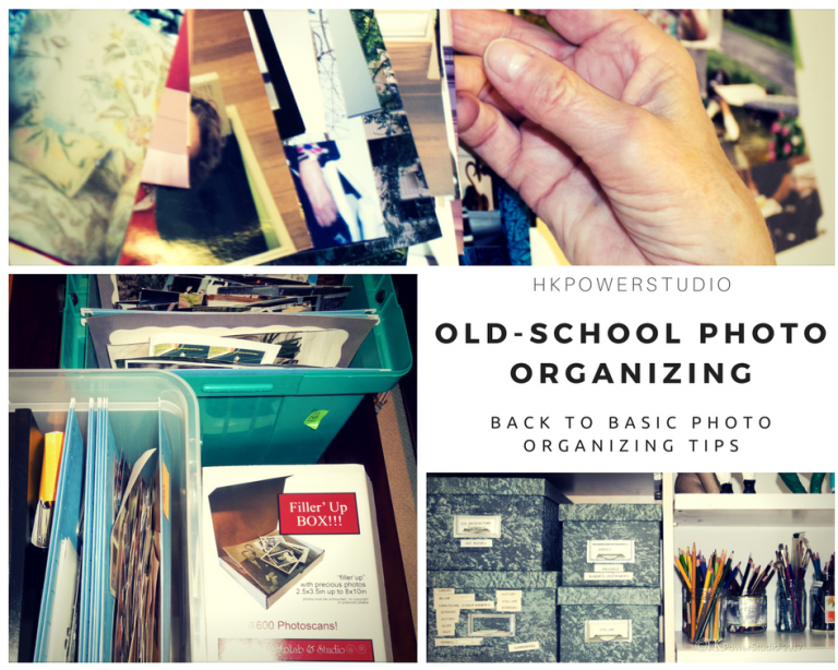 Photo Organizing Old-School Style-Back to Basic photo organizing tips